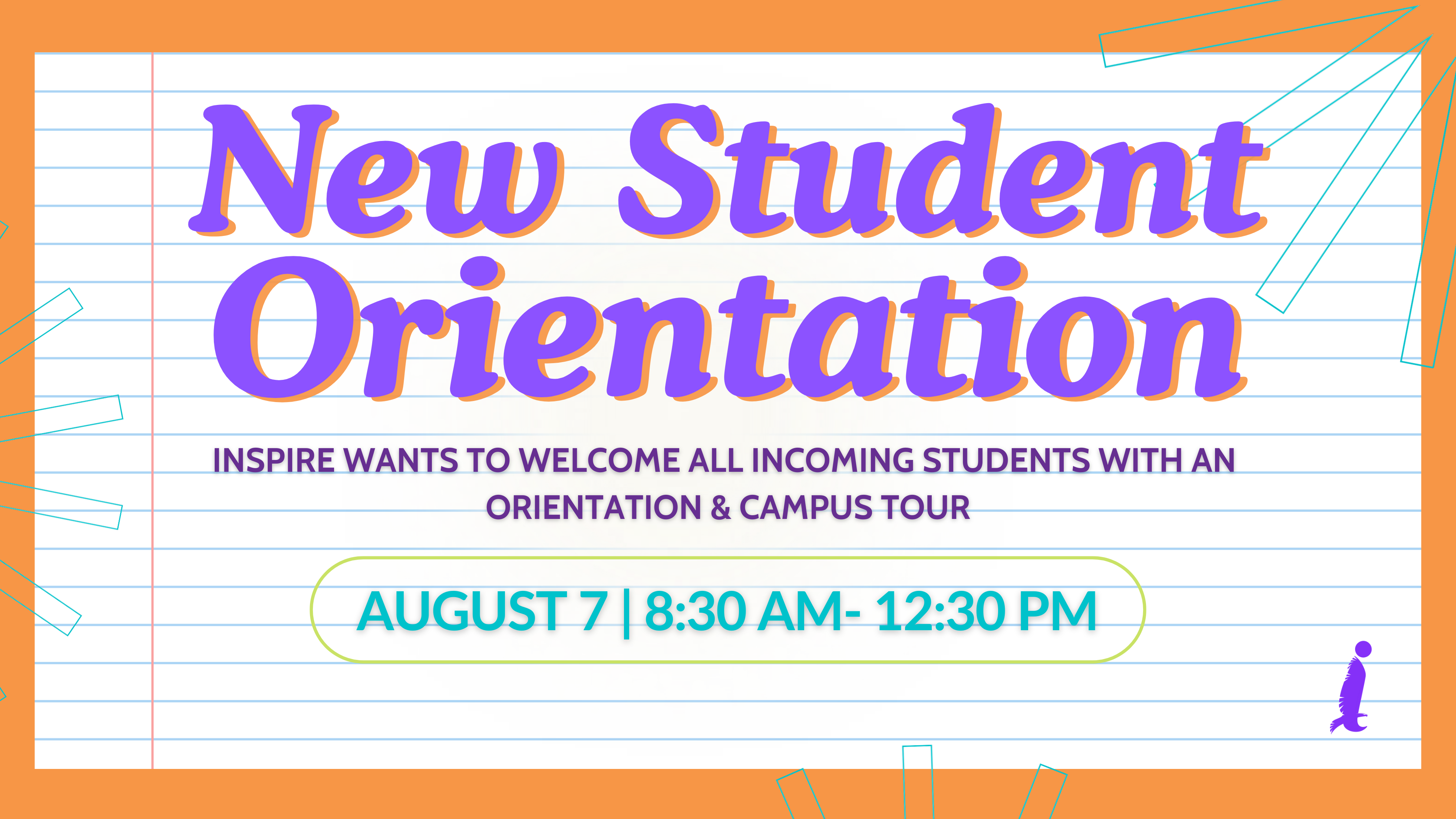 New Student Orientation - Inspire School of Arts & Sciences
